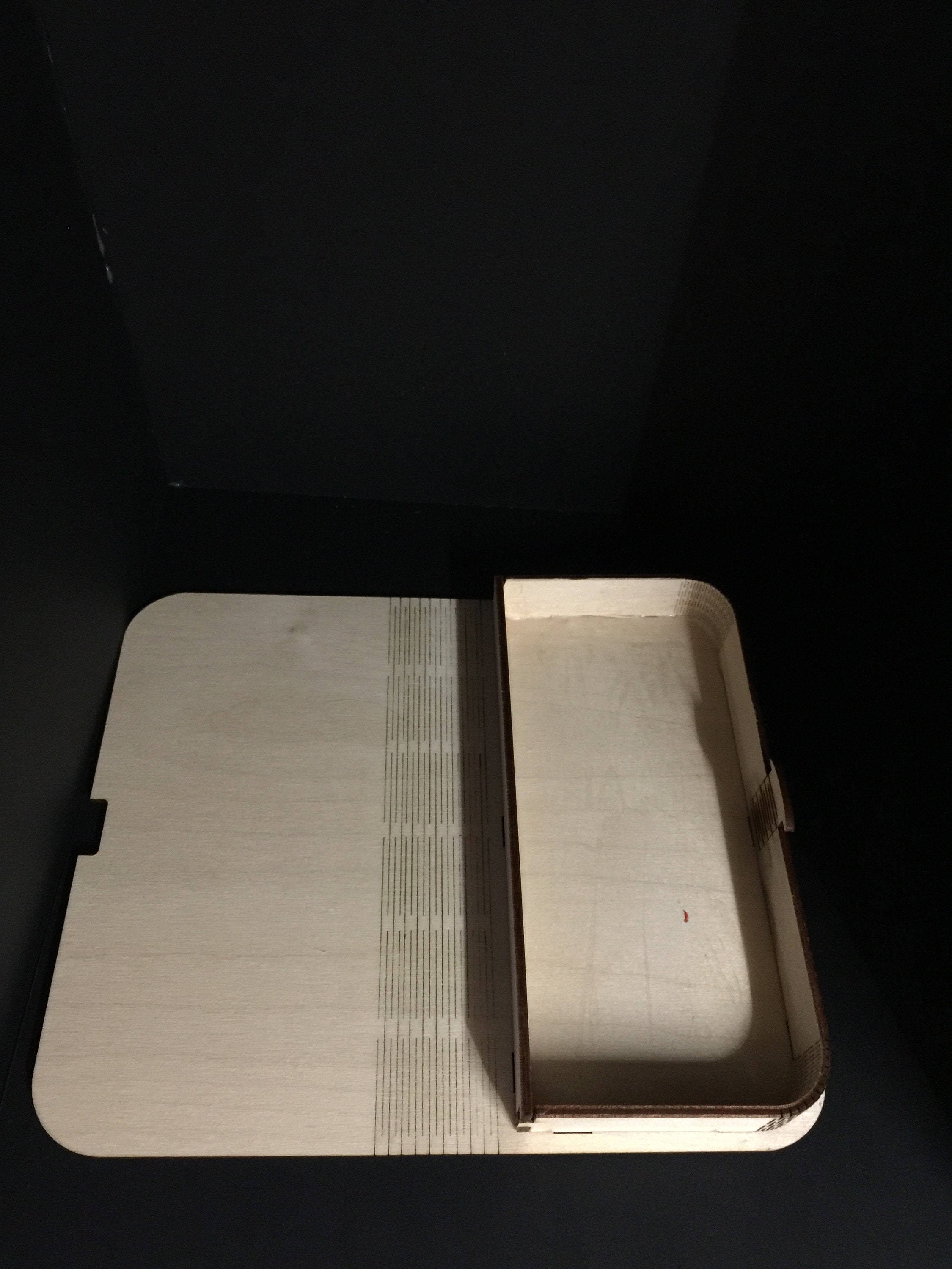 Wood Box With Living Hinge - Etsy