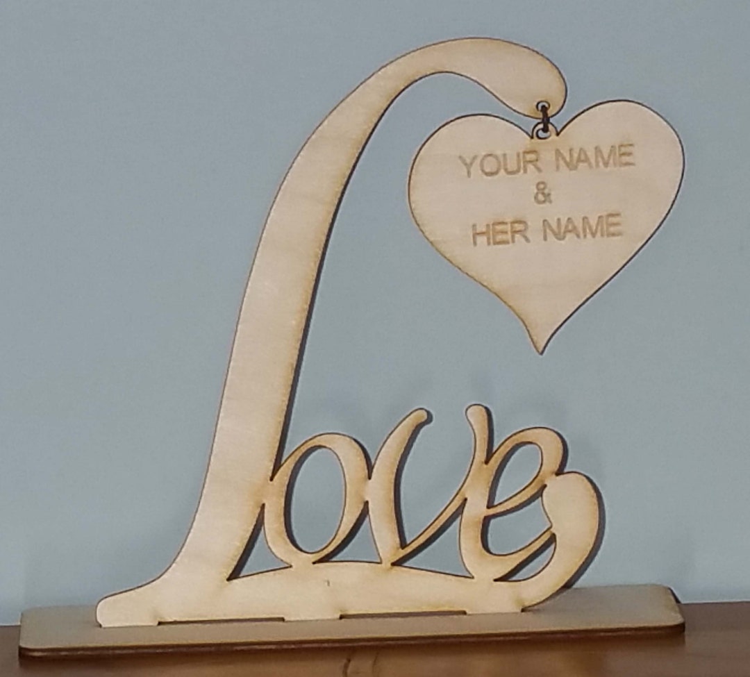Personalized LOVE Sign, Decoration, Gift, Birthday, Anniversary - Etsy
