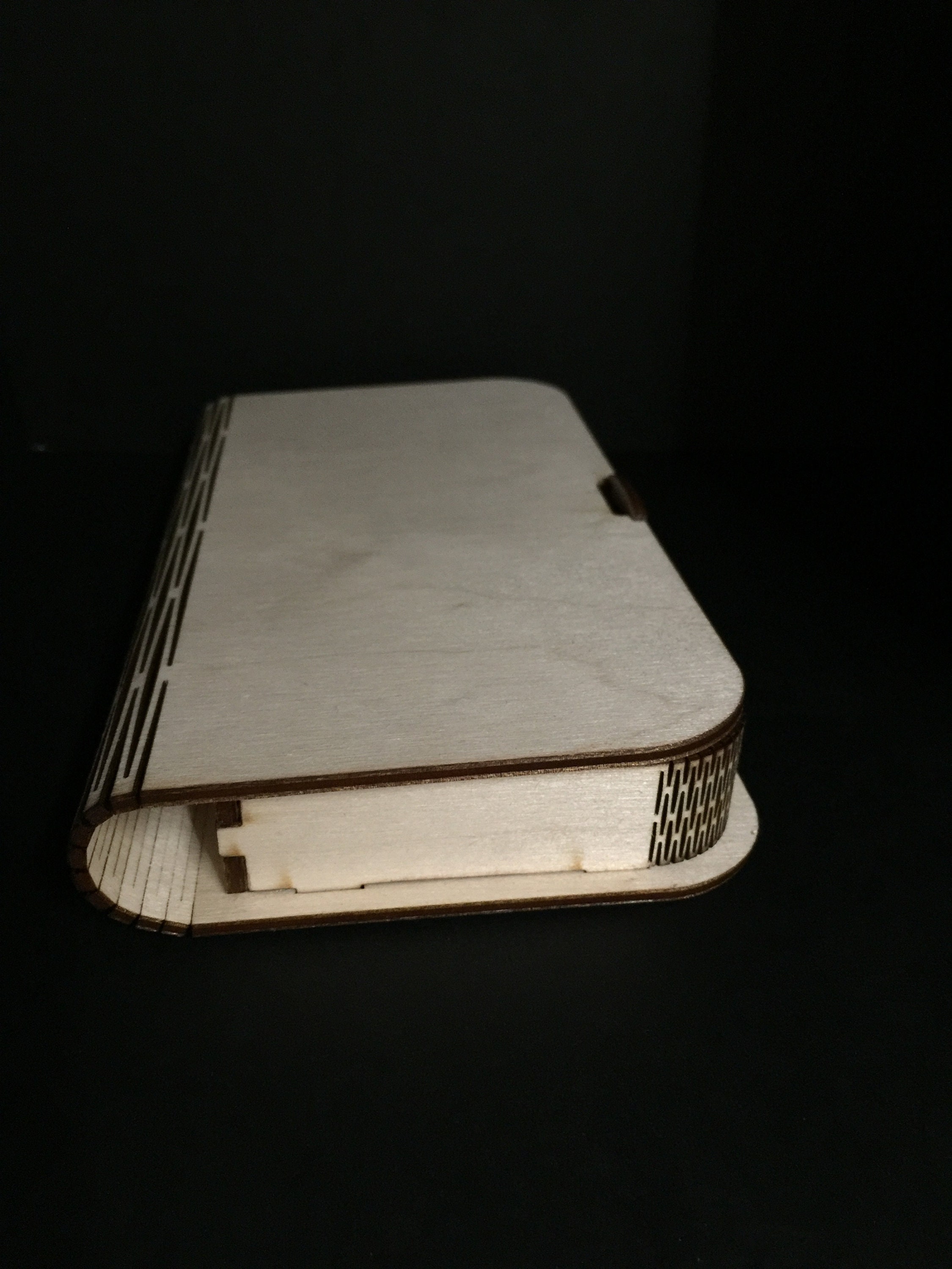 Wood Box With Living Hinge - Etsy
