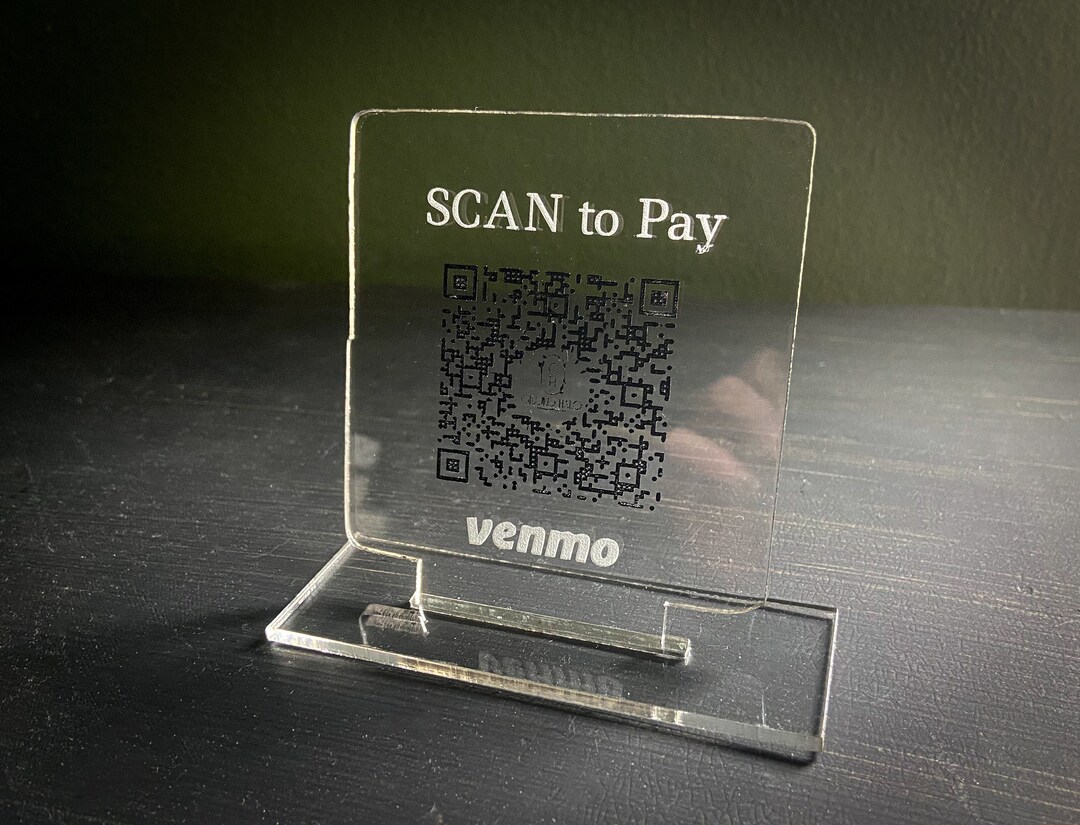 Acrylic Scan to Pay Sign - Etsy