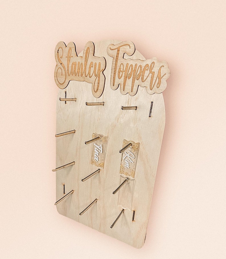 Stan Topper Stand Display Holder Tumbler Tag Holder SVG and PNG Files ...