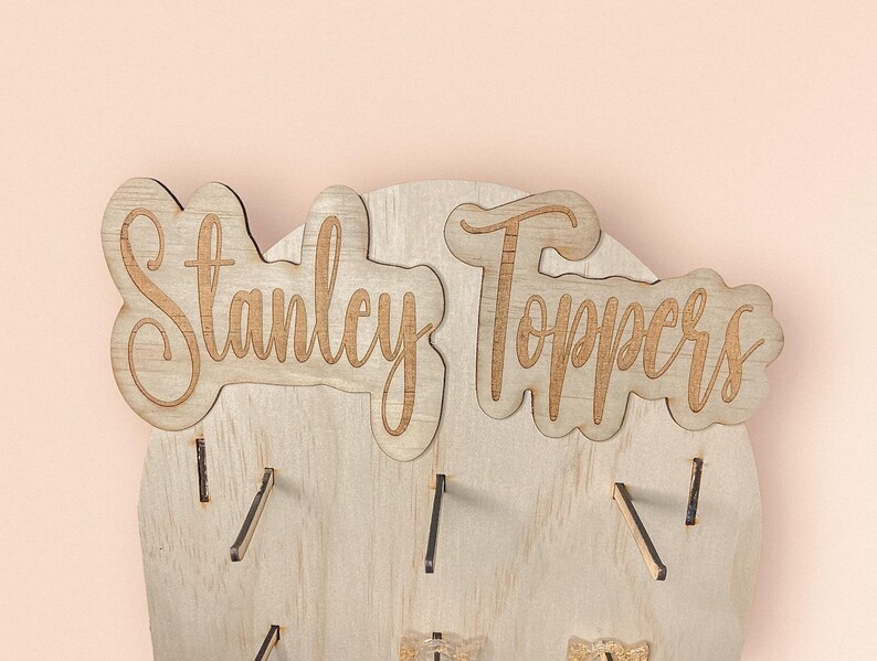 Stan Topper Stand Display Holder Tumbler Tag Holder SVG and PNG Files ...
