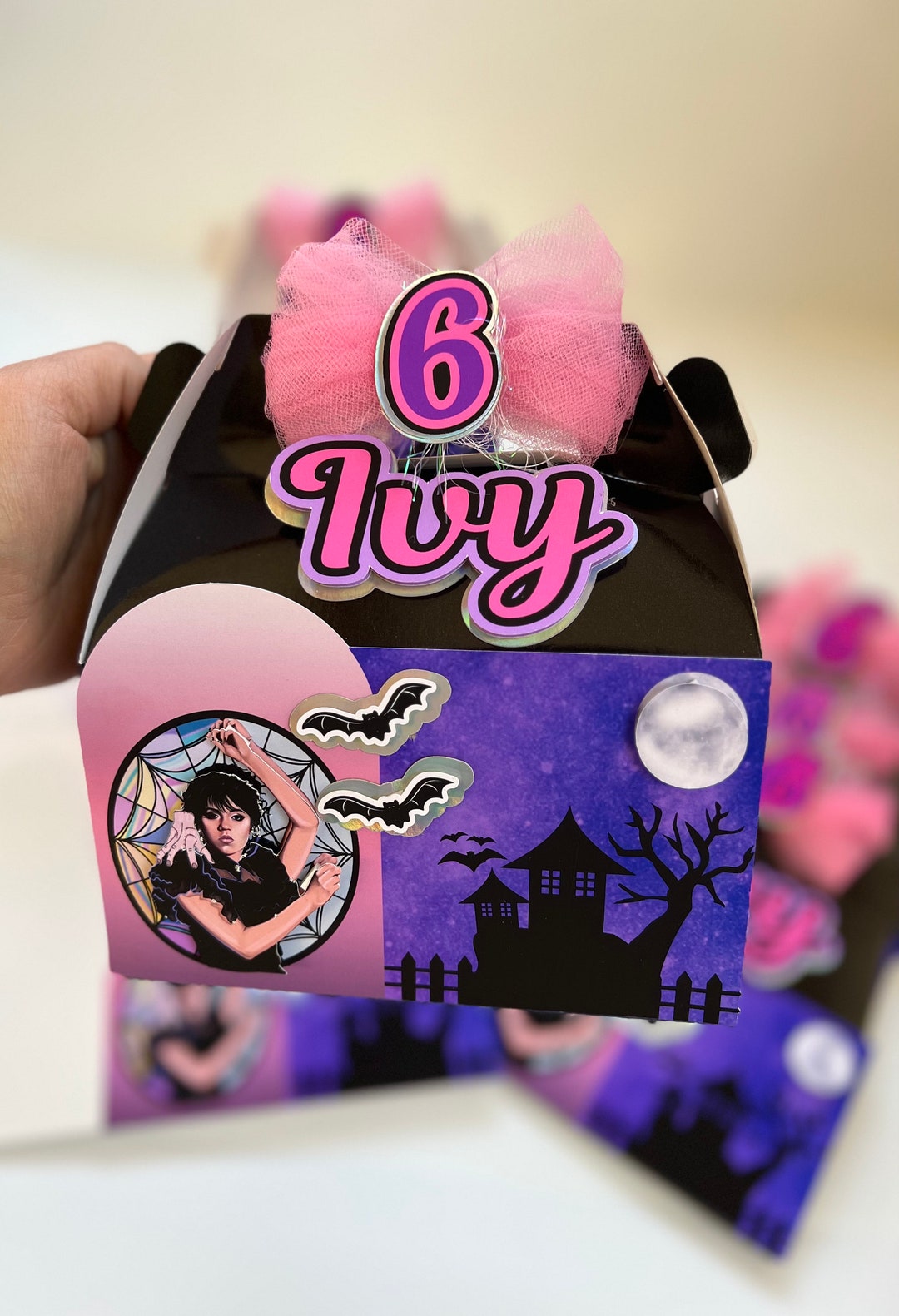Wednesday Favor Box Wednesday Birthday Decoration - Etsy
