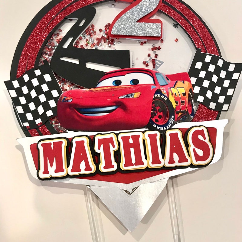 Disneys Cars Cake Topper - Etsy