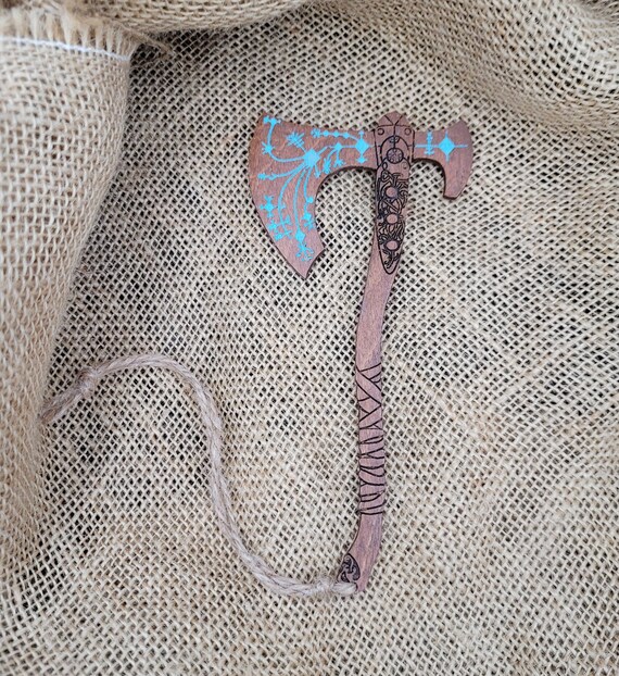 God of War Wooden Bookmark Kratos Axe Leviathan Axe - Etsy India