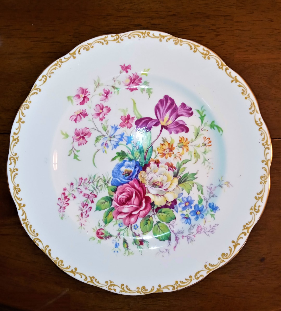 Royal Albert Nosegay Pattern Dinner Plates Bone China 839142 - Etsy