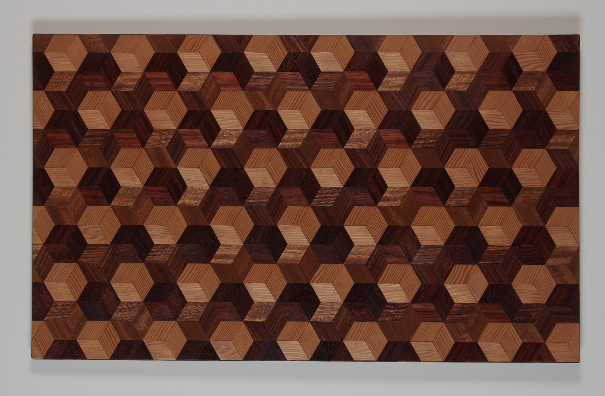 4 Cube Lattice •17"x 28"•created 2018 - Etsy