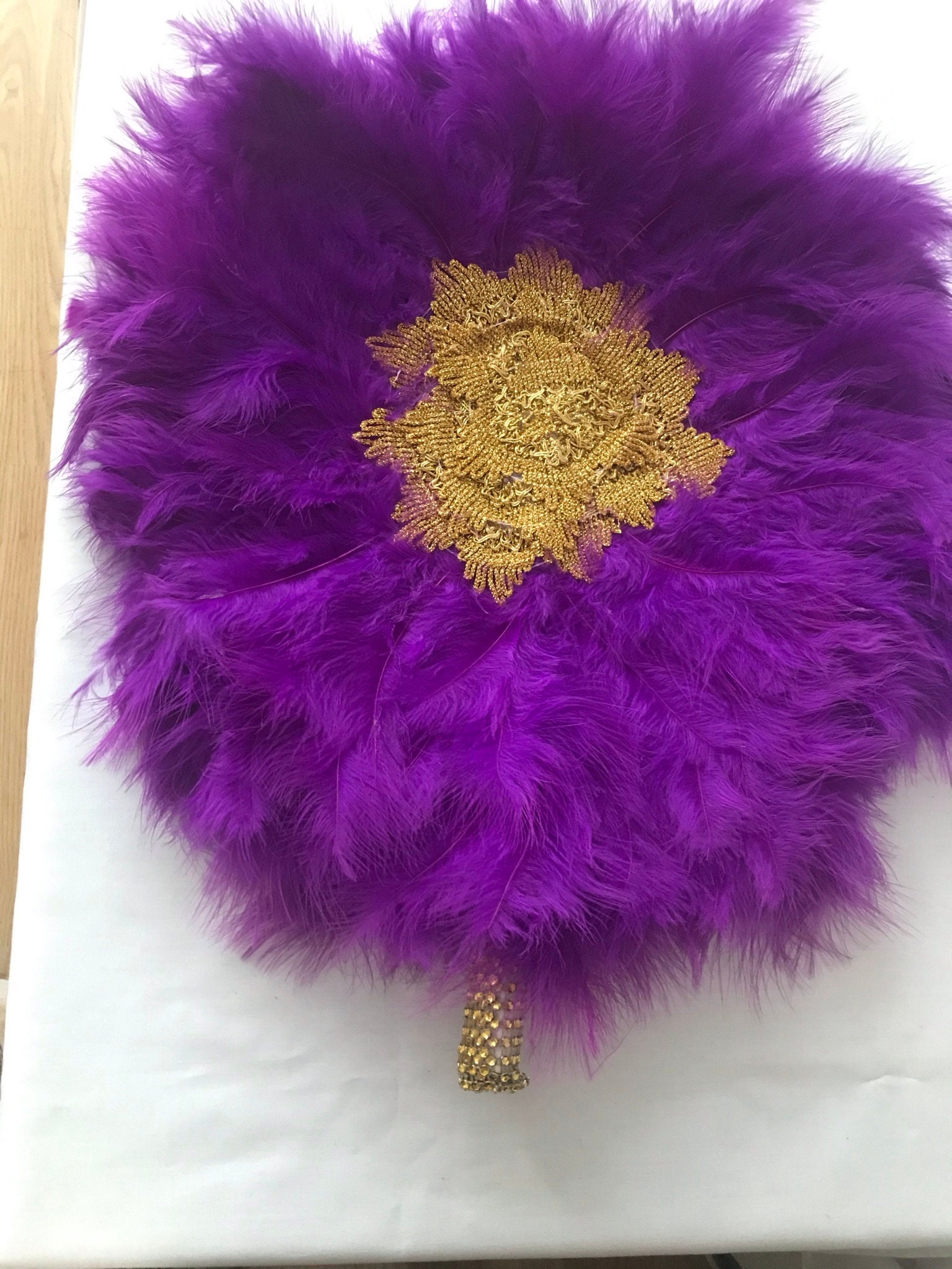 Hand Fan for African/nigeria Traditional Wedding. Feather Hand Made Fan ...