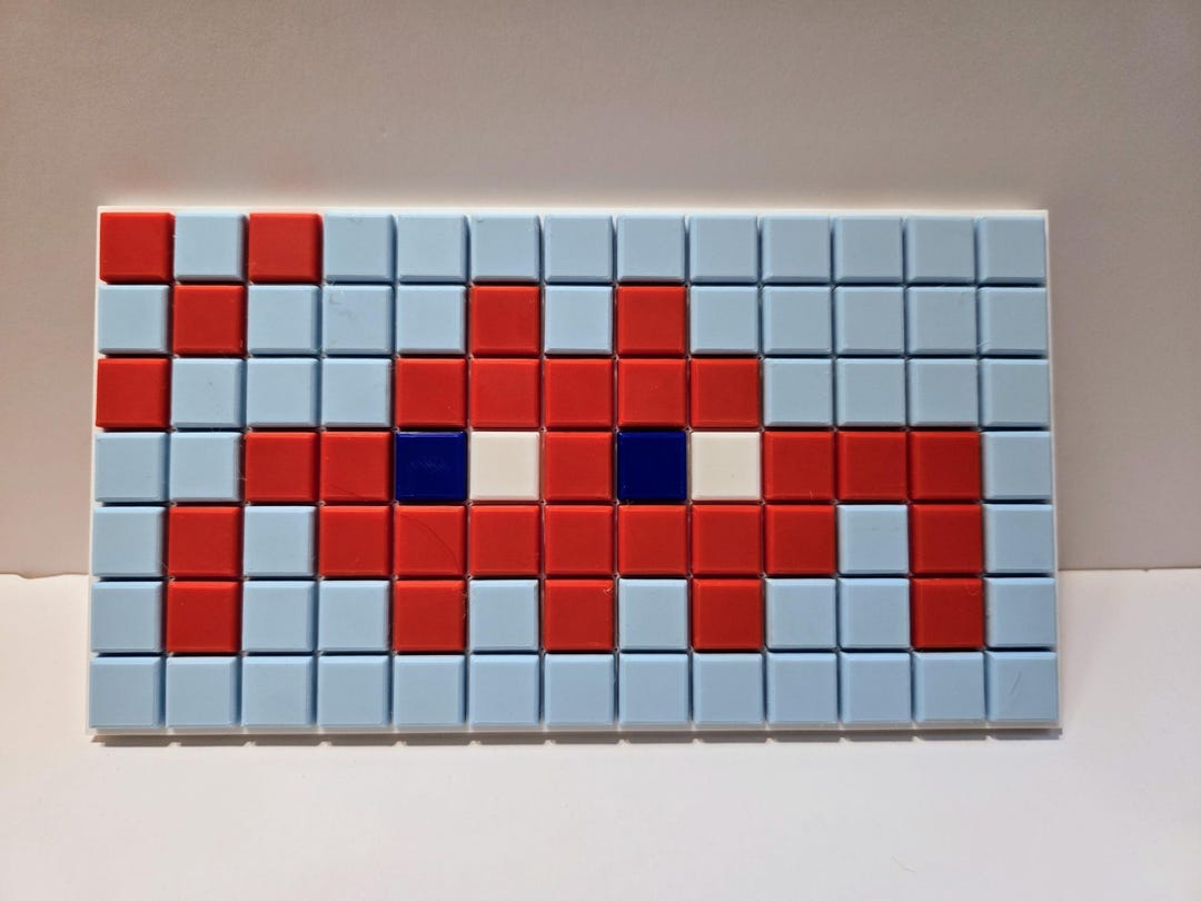 Street Art Space Invader Tile Mosaic Replica - Europe 2 - Etsy