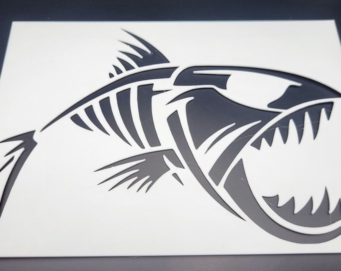 Fish Stencil, Reusable Fish Stencil, Art Stencil DIY Craft Stencil ...