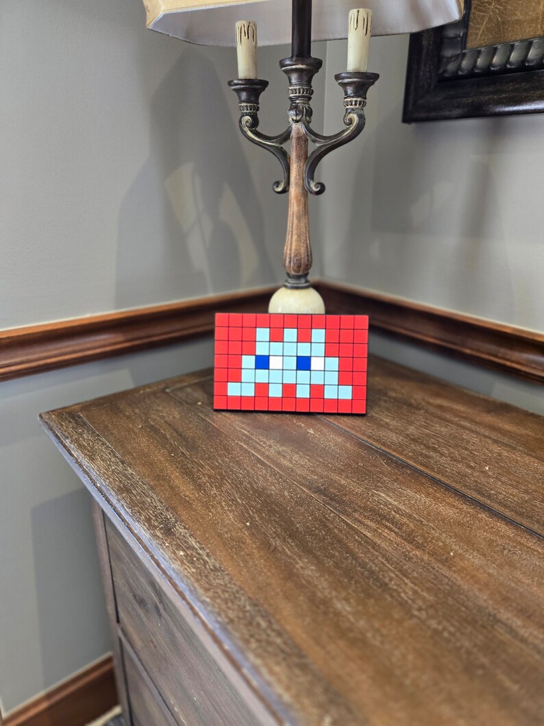 Street Art Space Invader Tile Mosaic Replica - Amsterdam - Etsy Australia