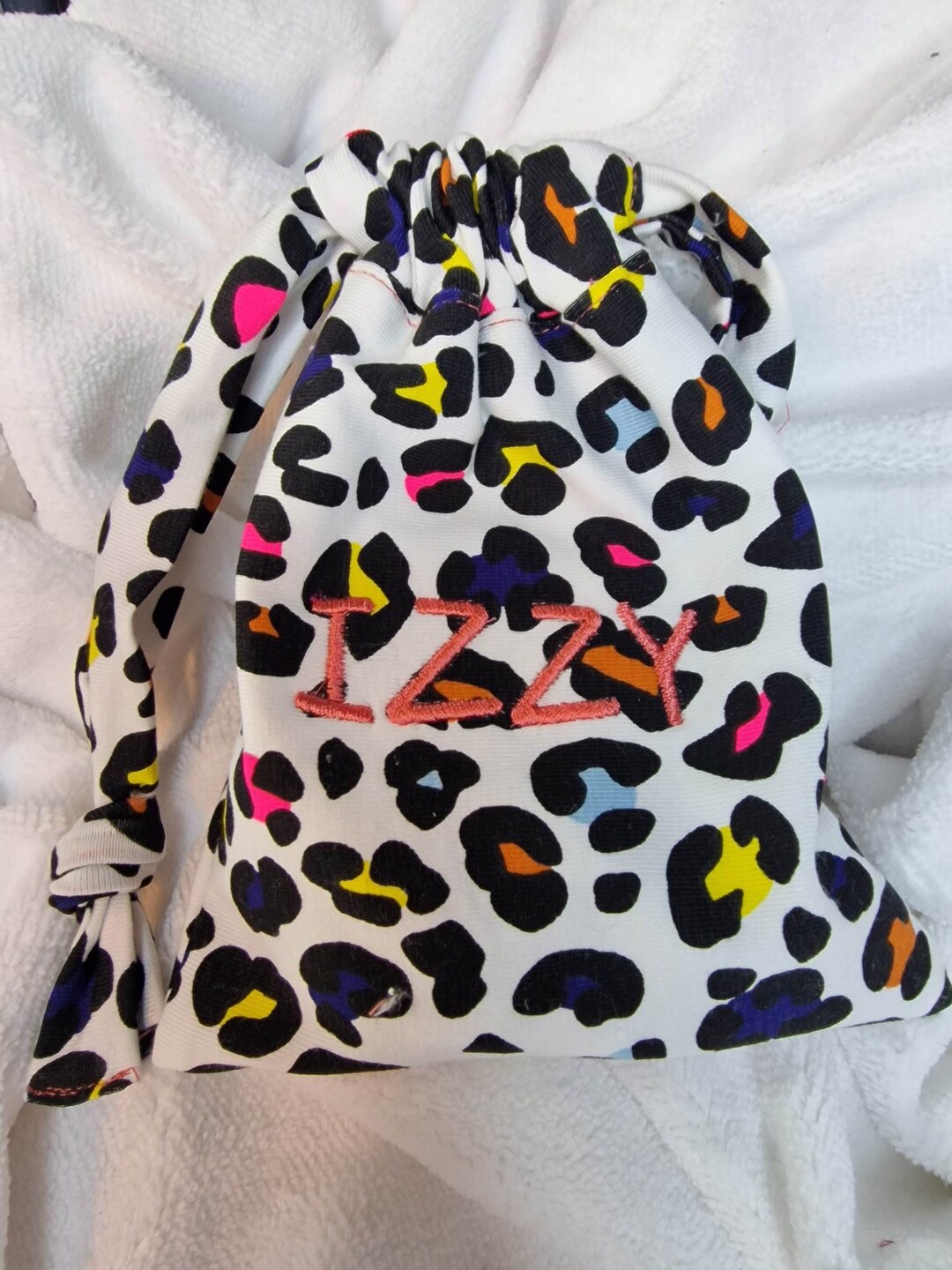 Custom Personalised Pouch and Tube Pad Set Zig Zag Stitch Feeding Tube ...