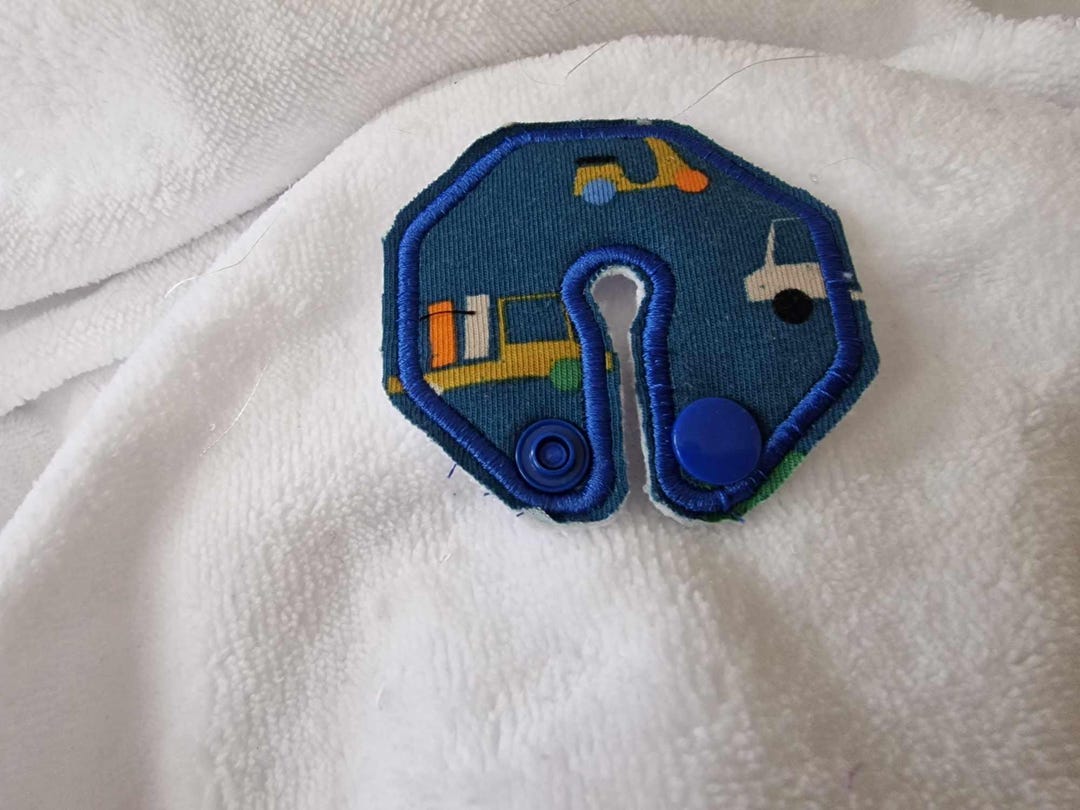 Boys Octagon Peg Feed Covers - Trucks Tubie Pads - G Tube Pad - Pej ...