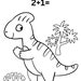 23 Dinosaur Math Coloring Pages-dino Coloring Sheets-preschool ...