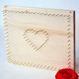 String Art- ''sunny Heart'' - Etsy