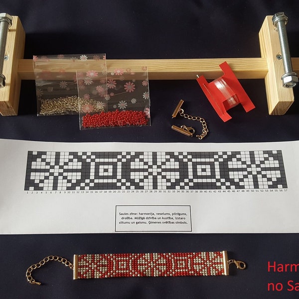 Beginner Bead Loom Bracelet Pattern - Etsy