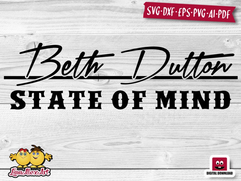 Beth Dutton State Of Mind Beth Dutton Dutton Ranch Yellowstone Digital ...