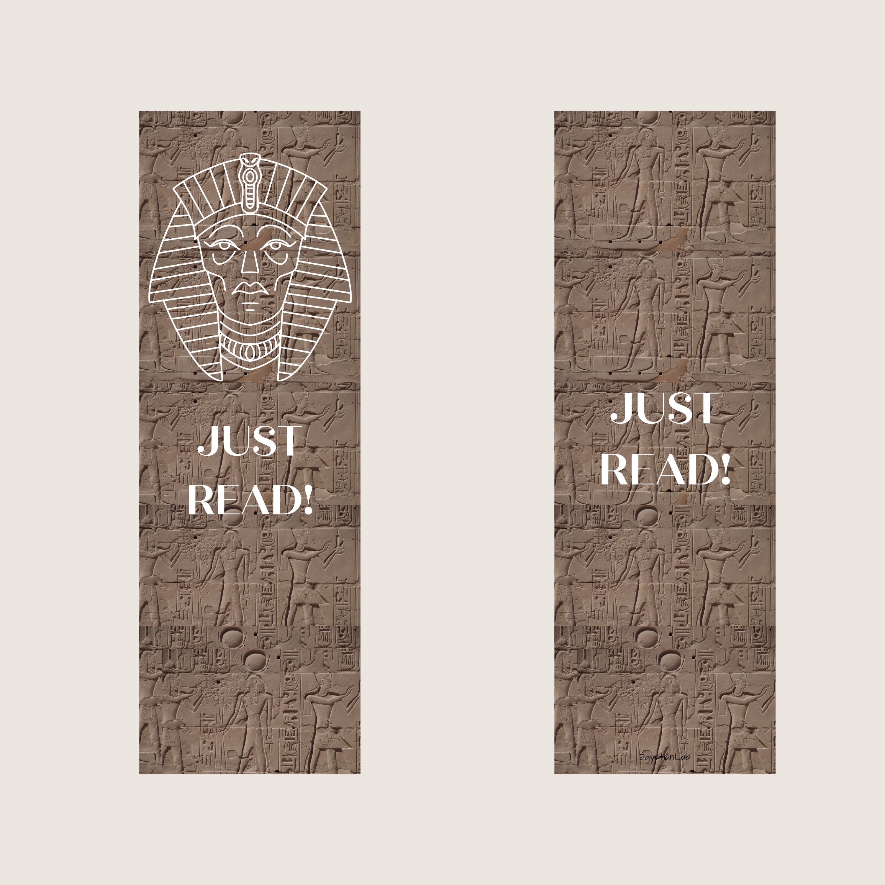 Set of 3 Bookmarks, Egyptian Art and Hieroglyphs | Papyrus Paper ...