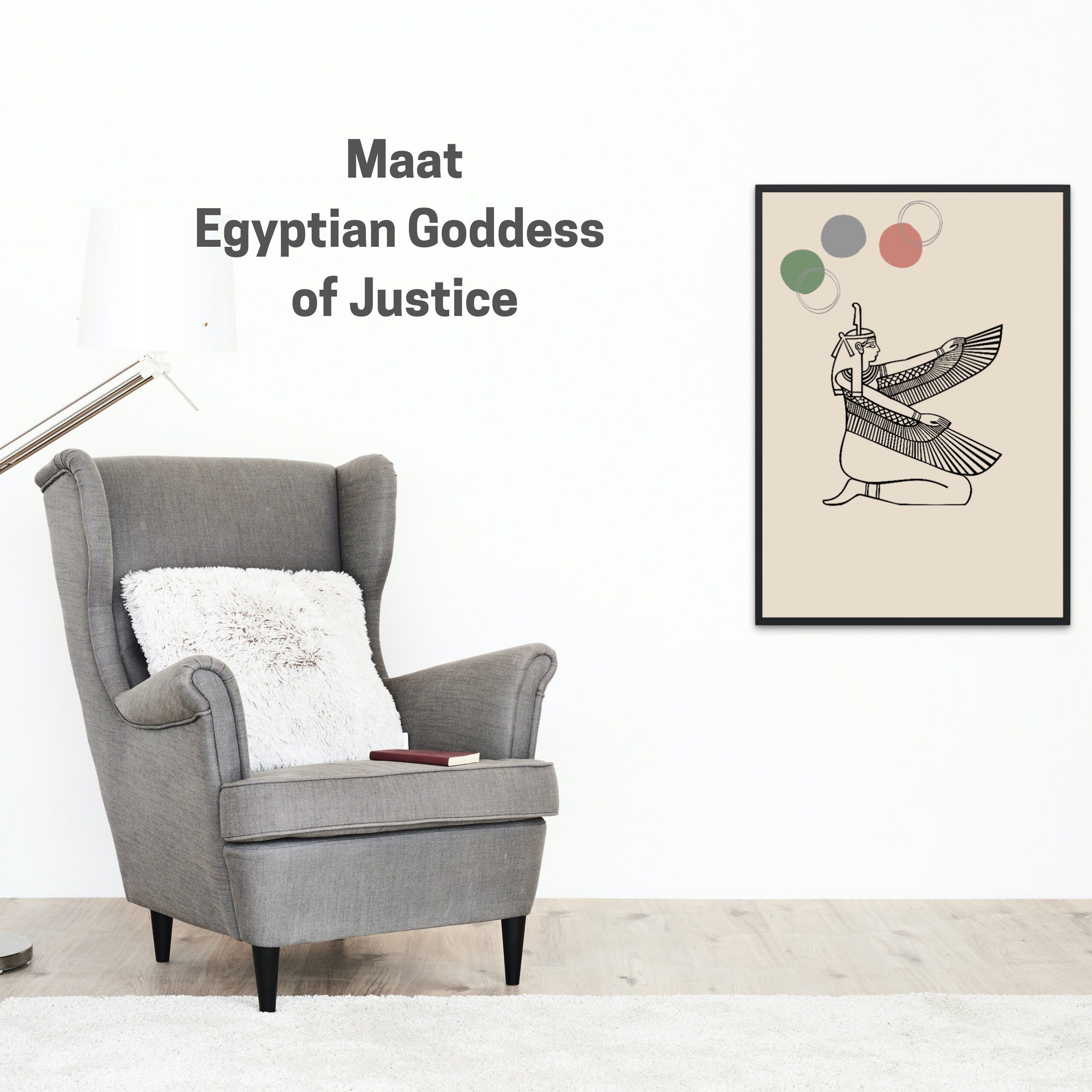 Egyptian Goddess Maat Art, Egyptian Art, Instant Download and Printable ...