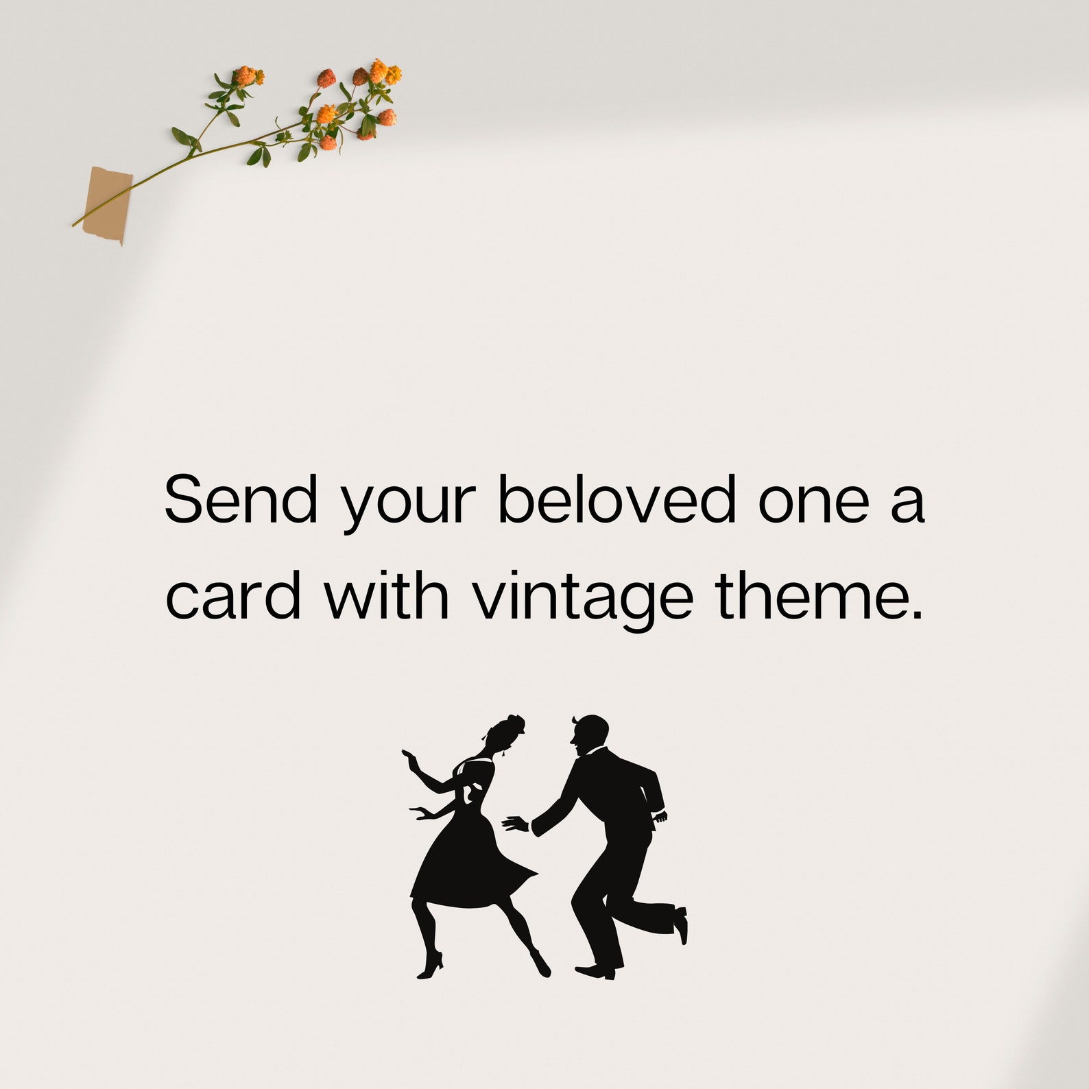 Printable Vintage Romantic Cards, Six Elegant Cards for Him and for Her ...
