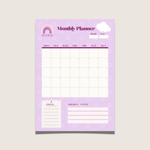 Printable Planner Set With Planner Inserts, Dream Planner, A4, A2 - Etsy
