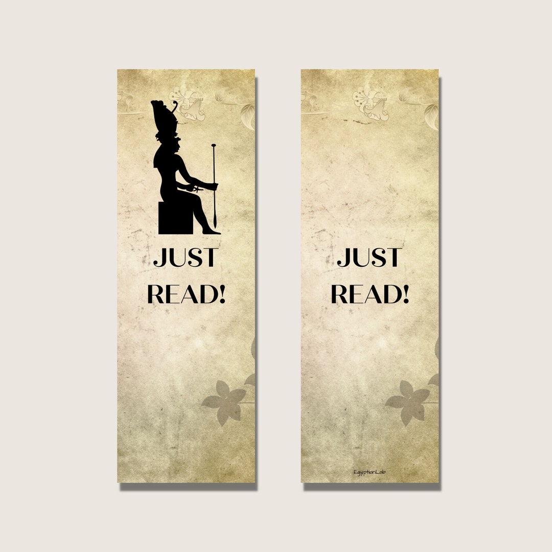 Set of 3 Bookmarks, Egyptian Art and Hieroglyphs | Papyrus Paper ...