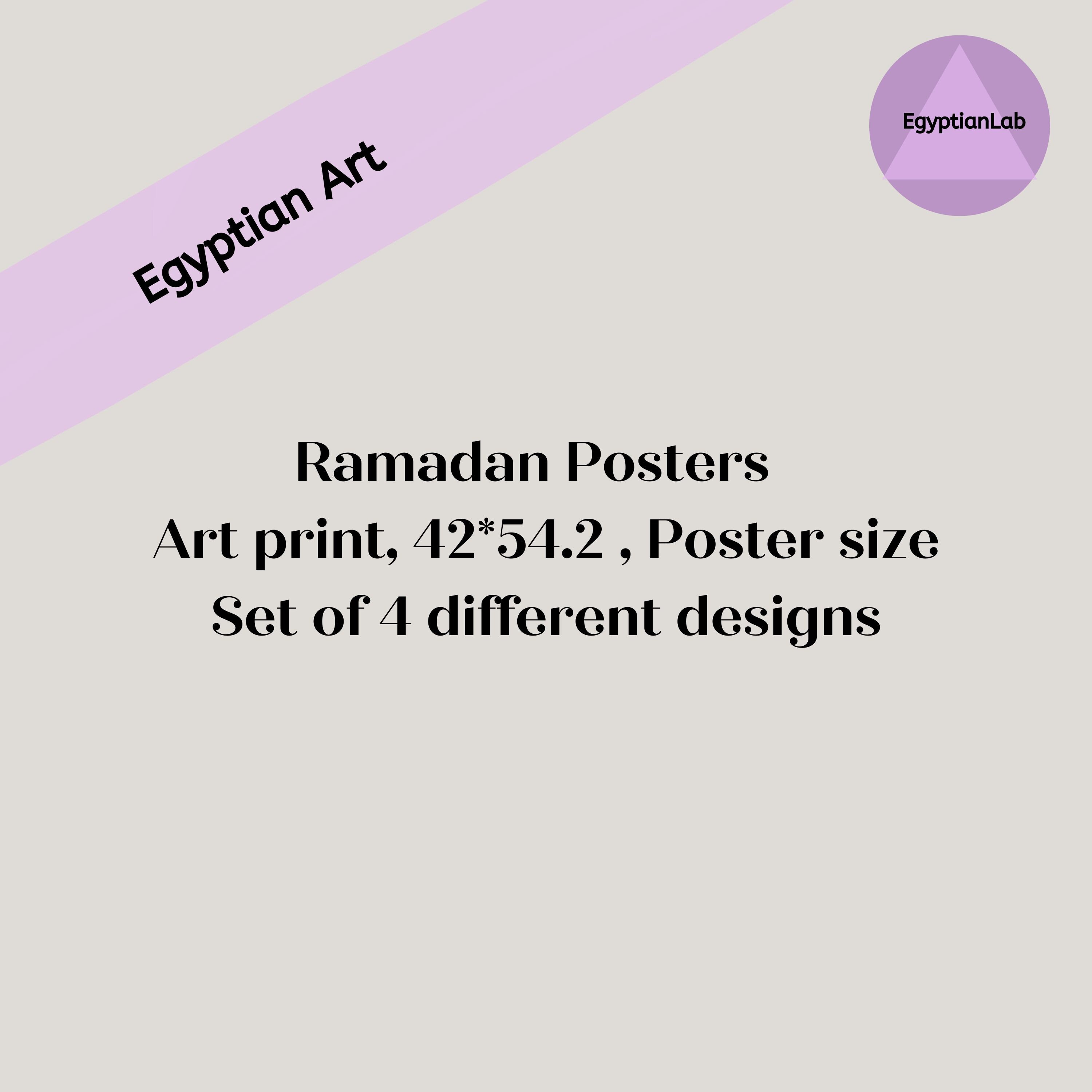 Set of 4 Ramadan Printable Posters Ramadan Masjid Prints Ramadan ...