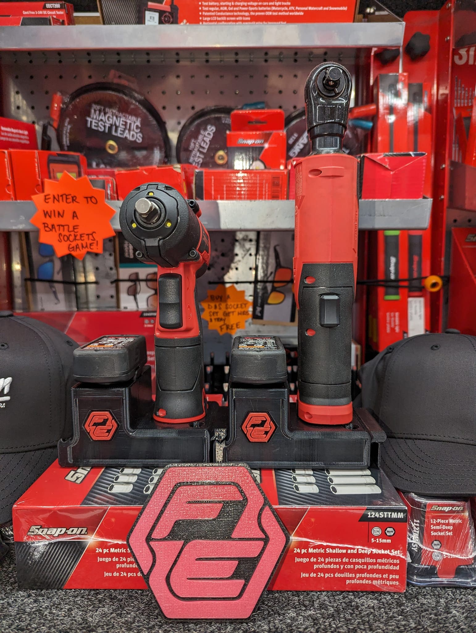 Snap-on 14.4v Tool Holder, PETG, 3D Printed, Strong, Magnetic, Anti ...