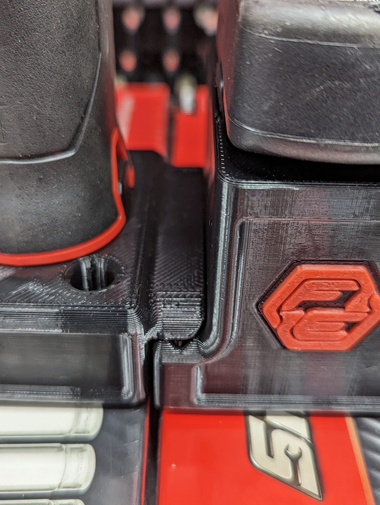 Snap-on 14.4v Tool Holder, PETG, 3D Printed, Strong, Magnetic, Anti ...