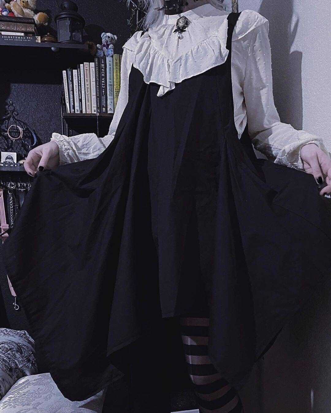 Ragdoll Assymetric Punk Witch Flare Handkerchief Gothic Avante Garde ...