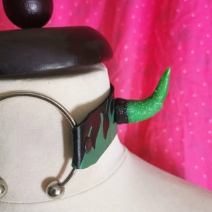 Lich Horned Hucow Septum Resin Choker, Cosplay, Kawaii Kink Collar - Etsy