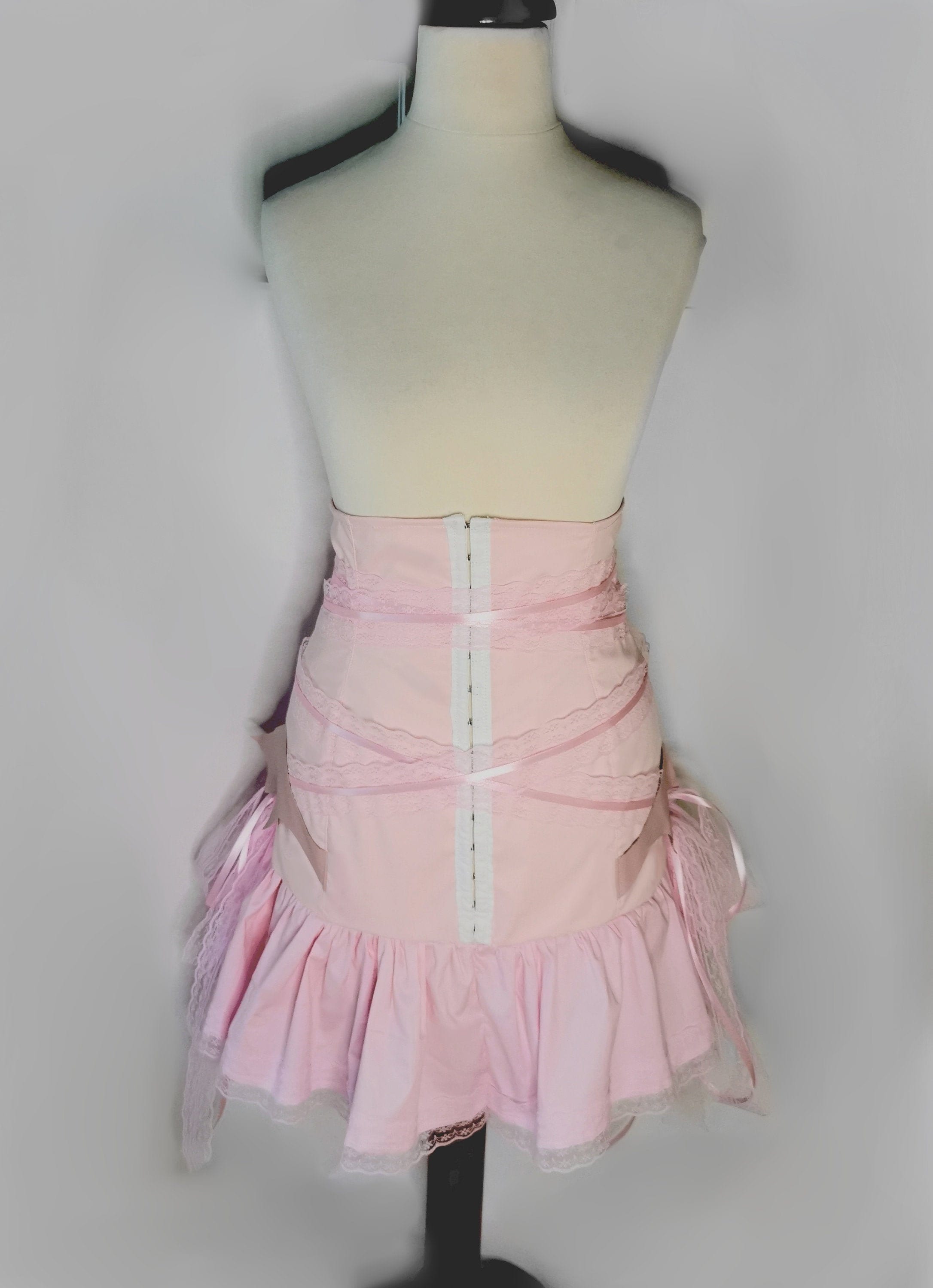 Waifu Skirt High Waisted Anime Pastel Goth Casual Kawaii Etsy Uk
