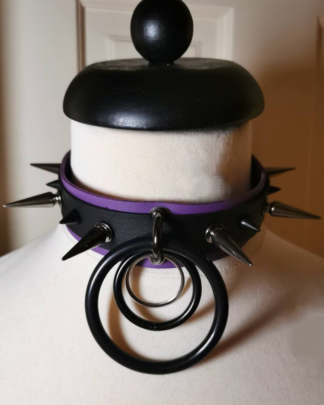 Make Your Own Pixie Pie Spikey Collar Choker - Vegan Grunge Pastel ...