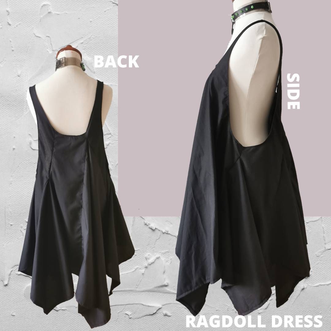 Ragdoll Assymetric Punk Witch Flare Handkerchief Gothic Avante Garde ...