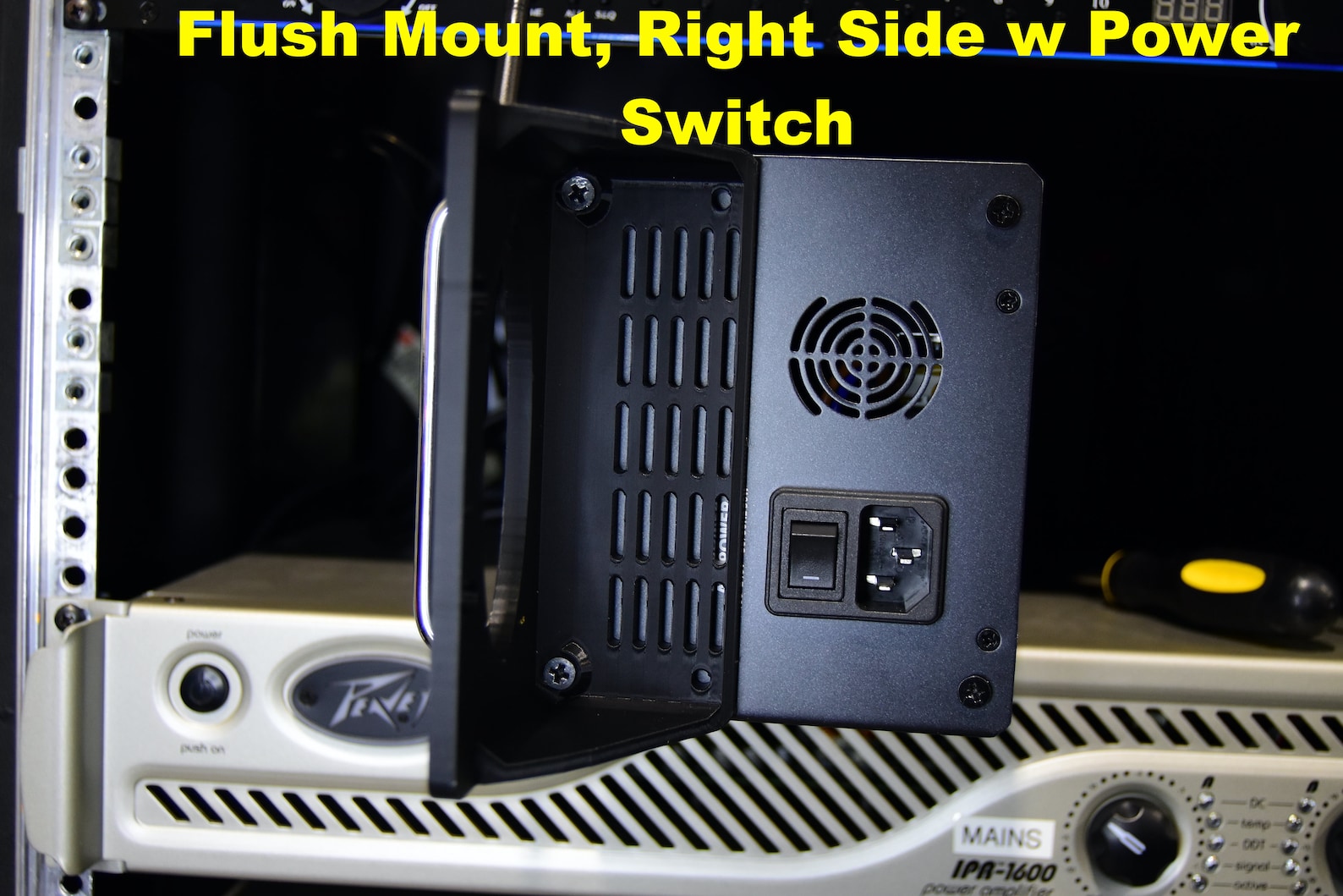 Improved Rack Ears (pair, Recess OR Flush Mount With Ventilation Grid ...