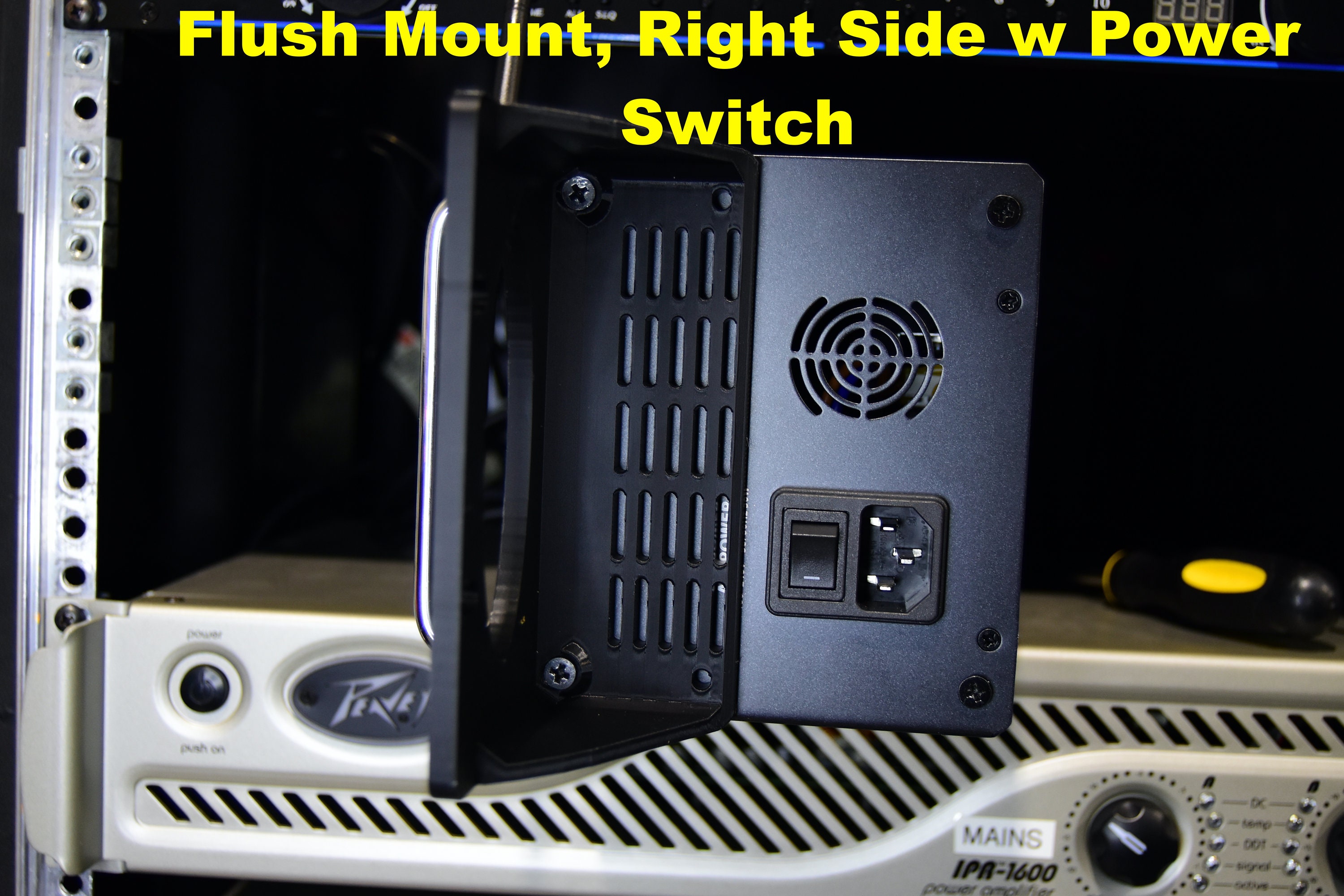 Improved Rack Ears (pair, Recess OR Flush Mount With Ventilation Grid ...