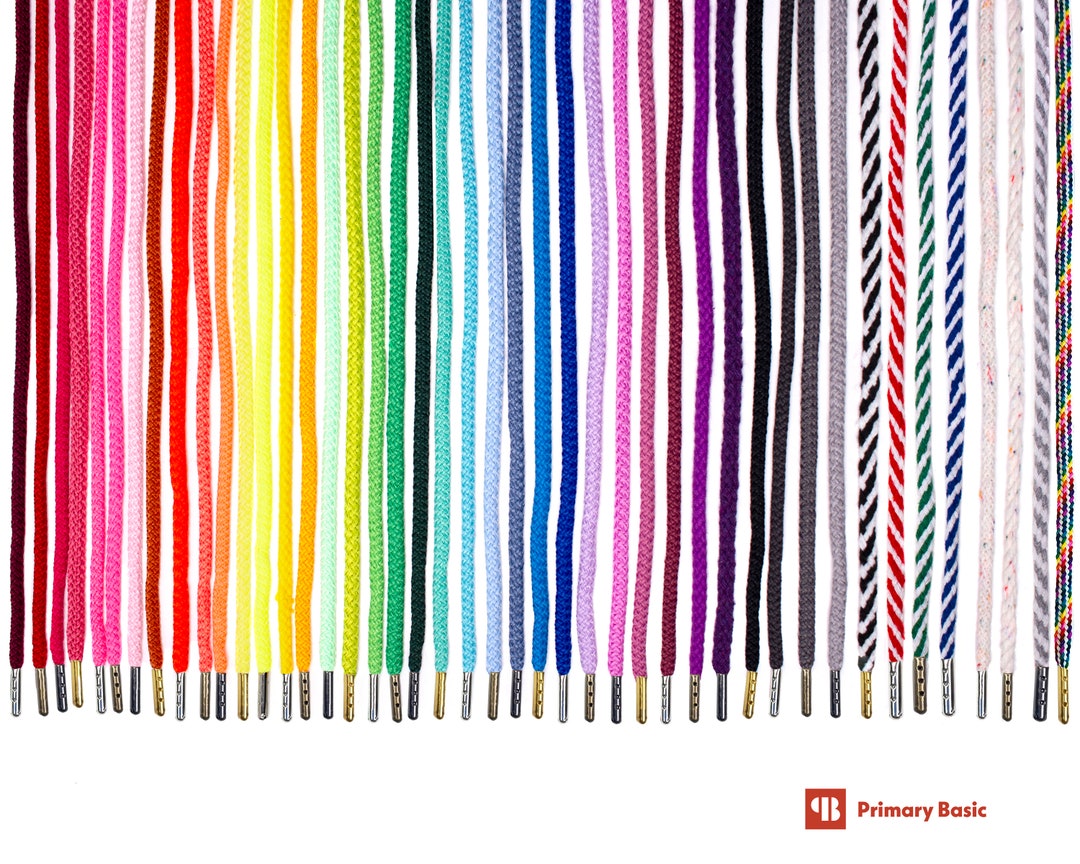 Custom Color Drawstring With Metal Tips for Hoodies, Colorful Hoodie ...