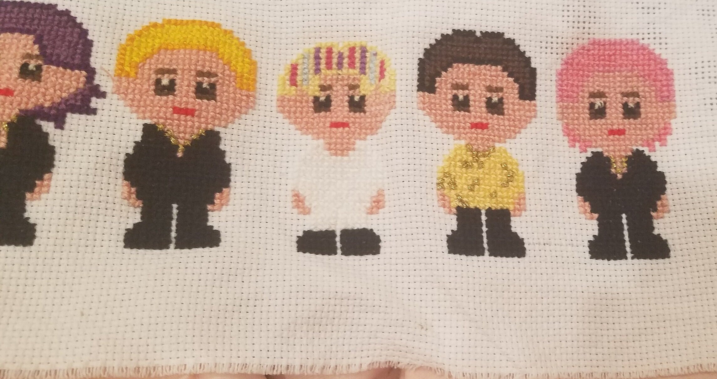 BTS Butter Cartoon Cross Stitch Pattern - Etsy