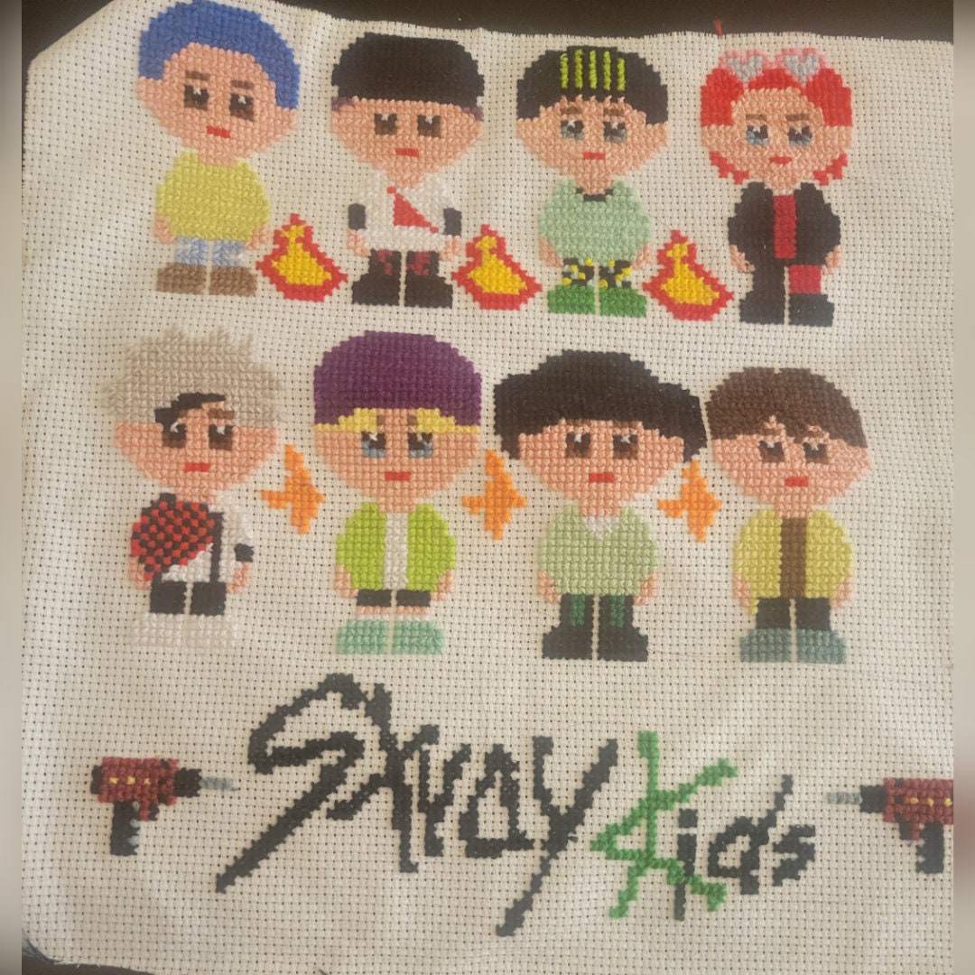 Stray Kids Maniac Cross Stitch Pattern - Etsy
