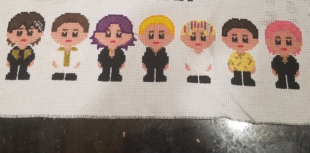 BTS Butter Cartoon Cross Stitch Pattern - Etsy