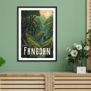 Fangorn Travel Poster, Lord of the Rings Posters, LOTR Posters, Middle ...