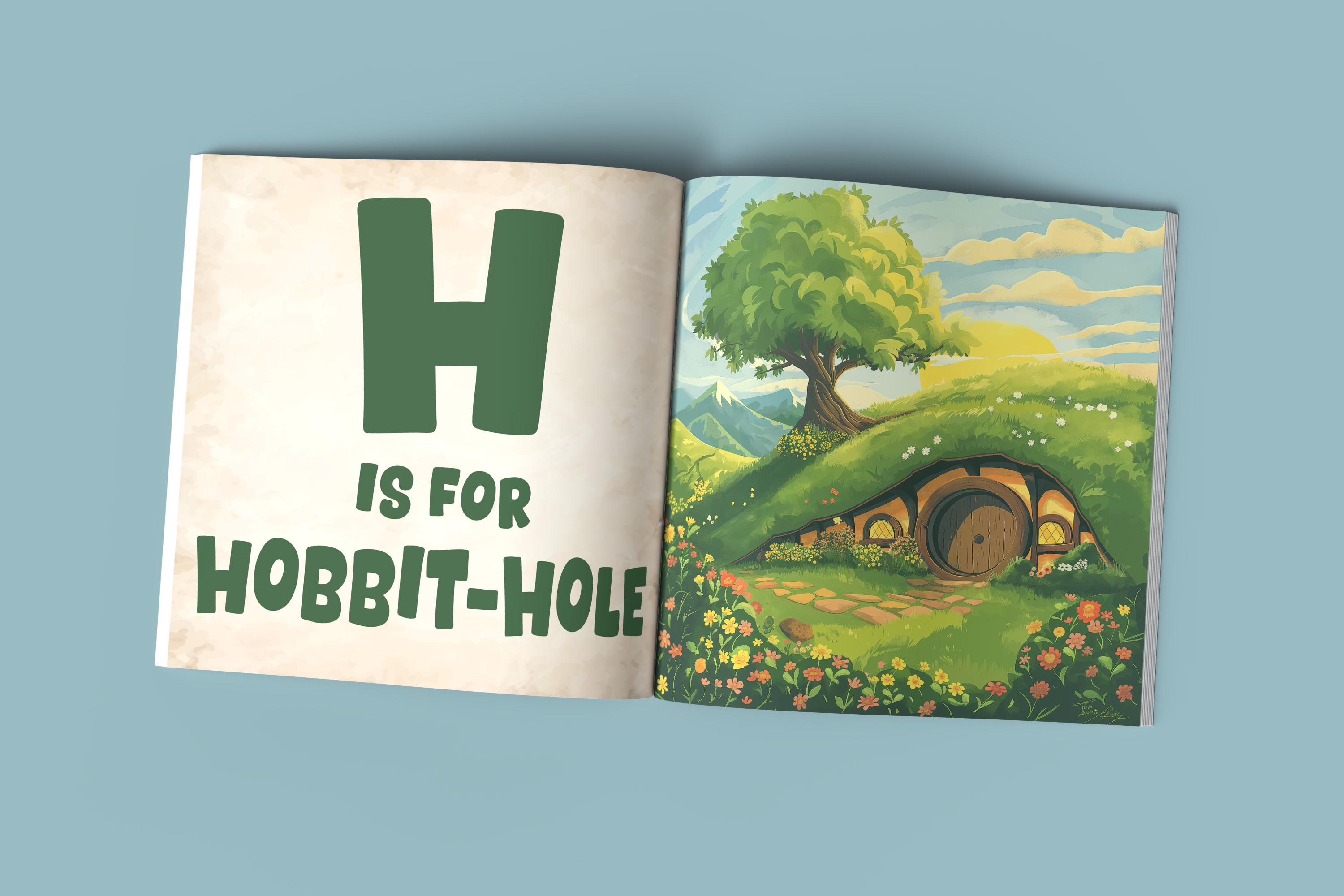 Lord of the Rings ABC Book - Baby Book Inspiriert by Lotr - Fantasy ...