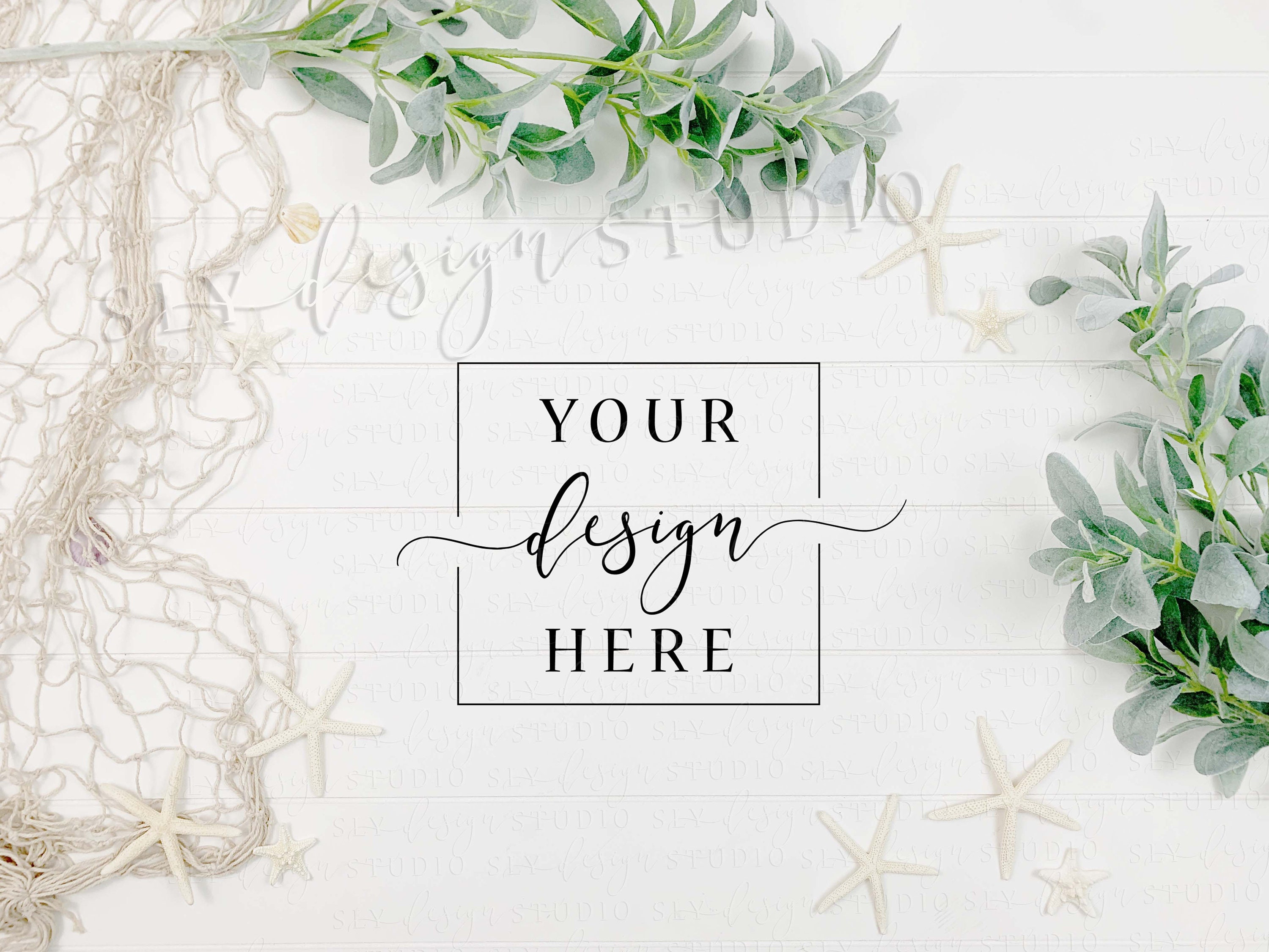 MOCKUP Beach Background Mock up Flat Lay Beachy Summer | Etsy