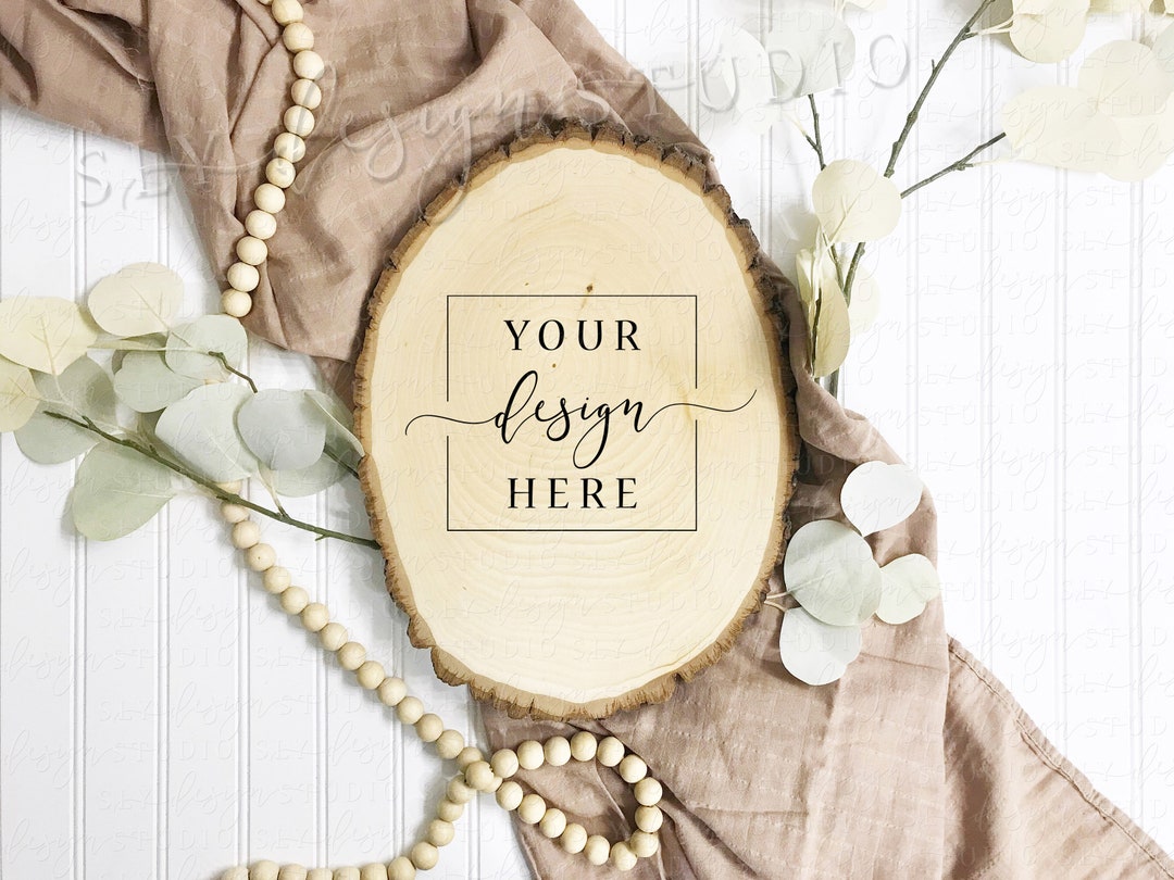 Small Scale Background Mockup Photography | Neutral White Wood Plants ...