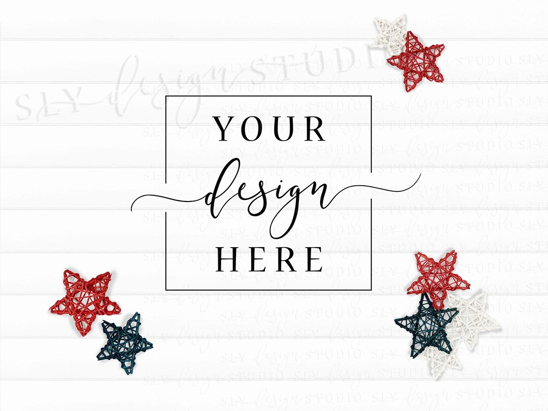 MOCKUP - 4th of July Background Mock up Flat Lay - Independance Day ...