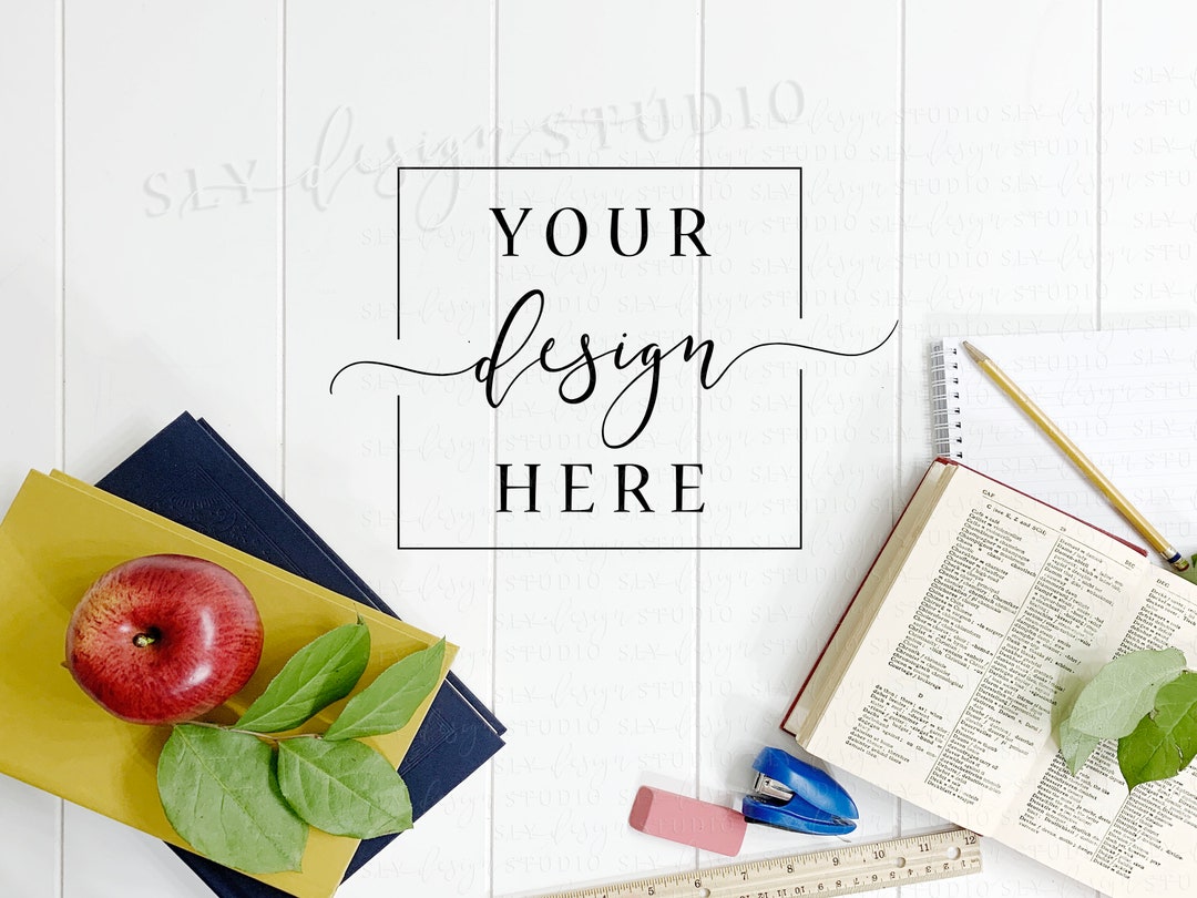 Background Mockup Photography | Back to School Themed MOCK | Fall Image ...