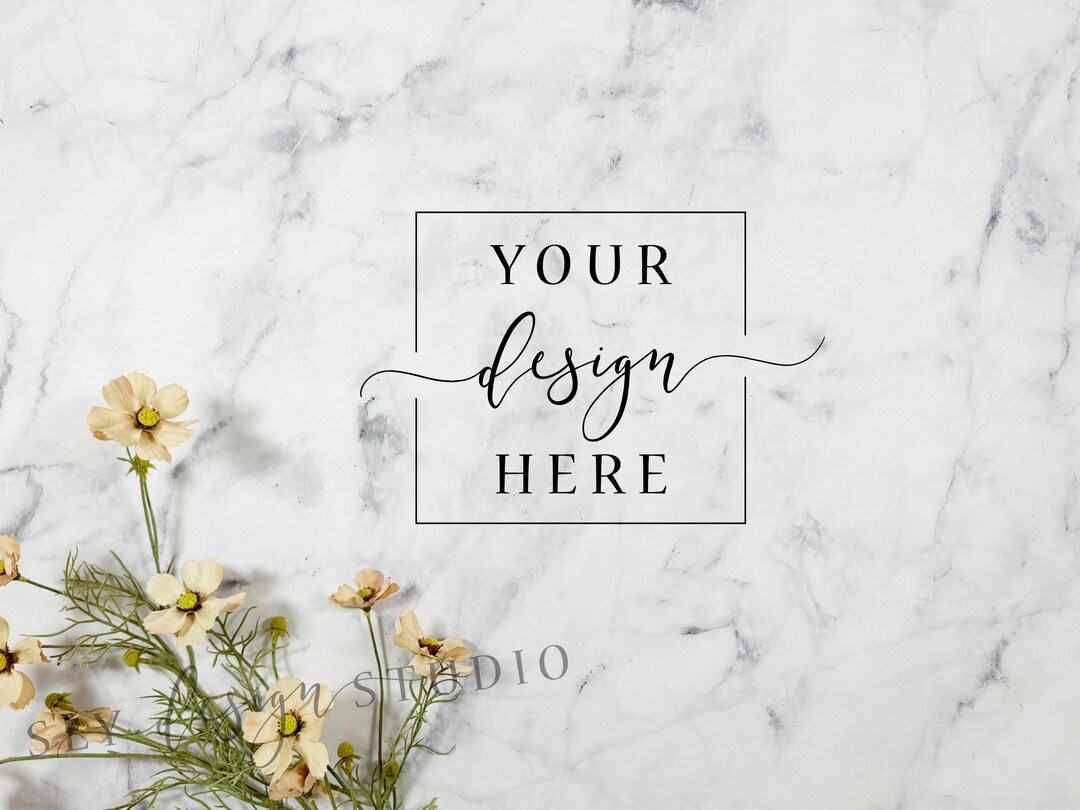 Small Scale Background Mockup Photography | Neutral Marble MOCK ...