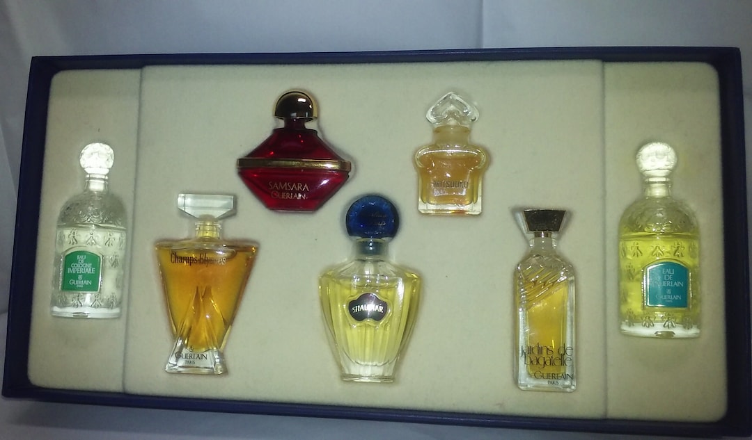 Guerlain Perfumes Set of 7 Miniature Perfumes Vintage No Box - Etsy