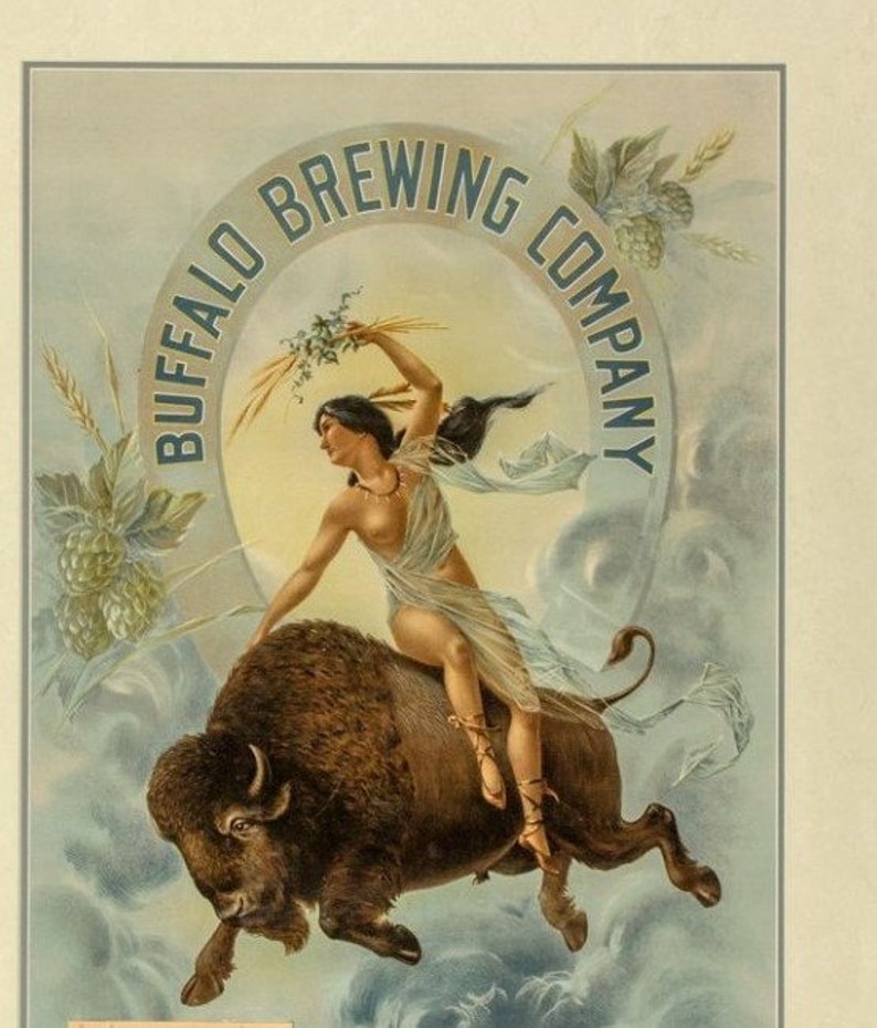 Buffalo Brewing Poster, Sacramento, CA. 1977 Edition Read - Etsy