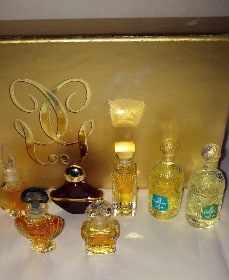 Guerlain Miniature Perfumes Collection Set of 7 Vintage - Etsy